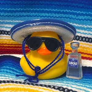 Fiesta Rubber Duck With Beer: Custom Hat, Cinco De Mayo Themed! - Etsy