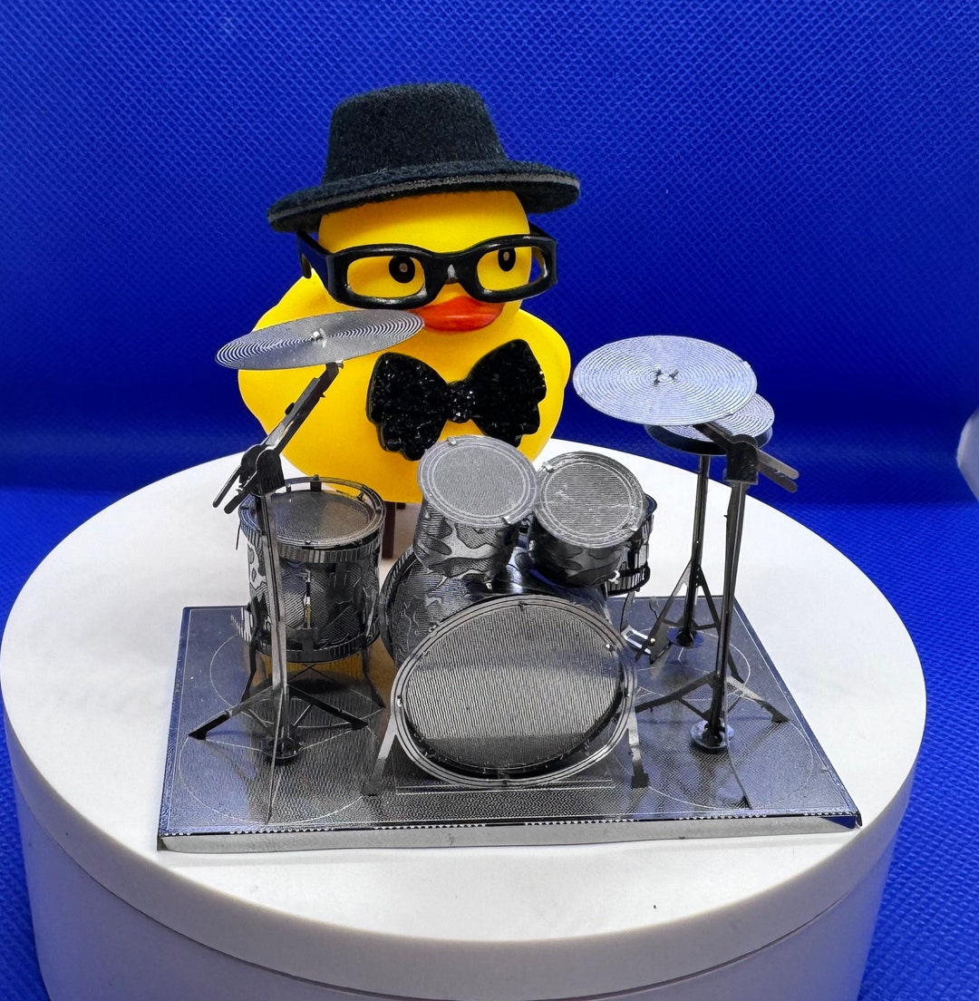 Drummer Duck One of A Kind - Etsy