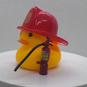 Firefighter Duck - Etsy