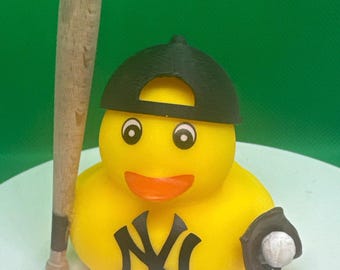 Baseball Rubber Duck Cruise Ducks Kid Bath Toys Stress Relief Debugging ...