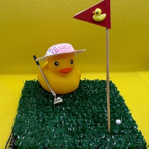Golfing Duck - Etsy