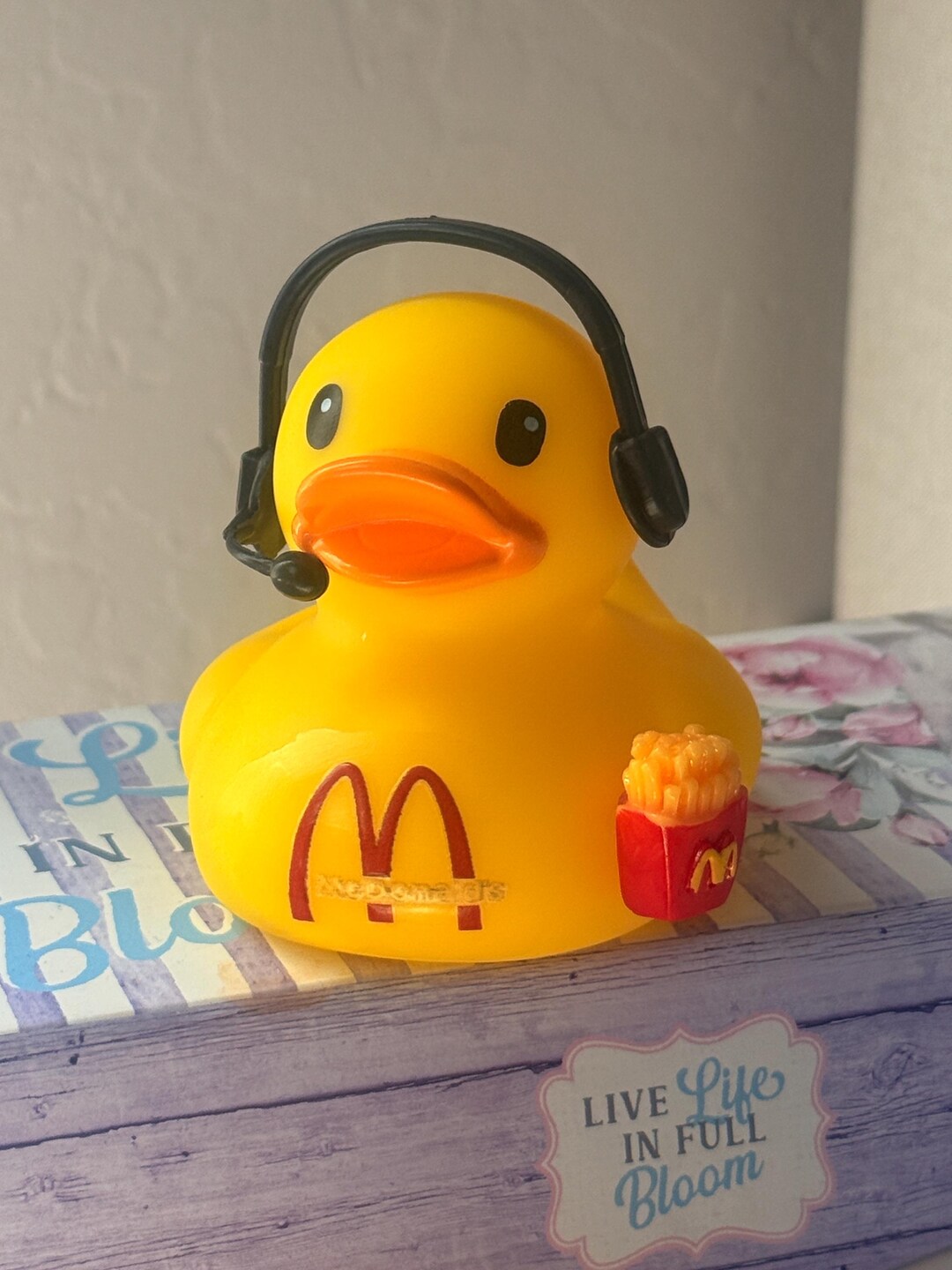Mcdonald's Inspired Rubber Duck: Fast Food Novelty Collectible - Etsy