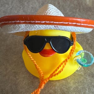 Fiesta Rubber Duck With Beer: Custom Hat, Cinco De Mayo Themed! - Etsy