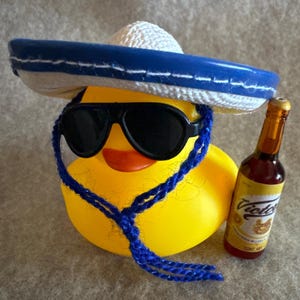 Fiesta Rubber Duck With Beer: Custom Hat, Cinco De Mayo Themed! - Etsy