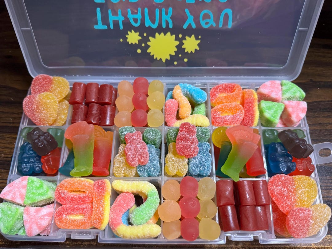 LARGE Customizable Candy Snackle Box - Etsy