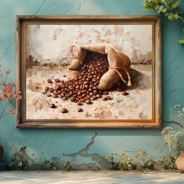 Coffee Sack Wall Art - Etsy
