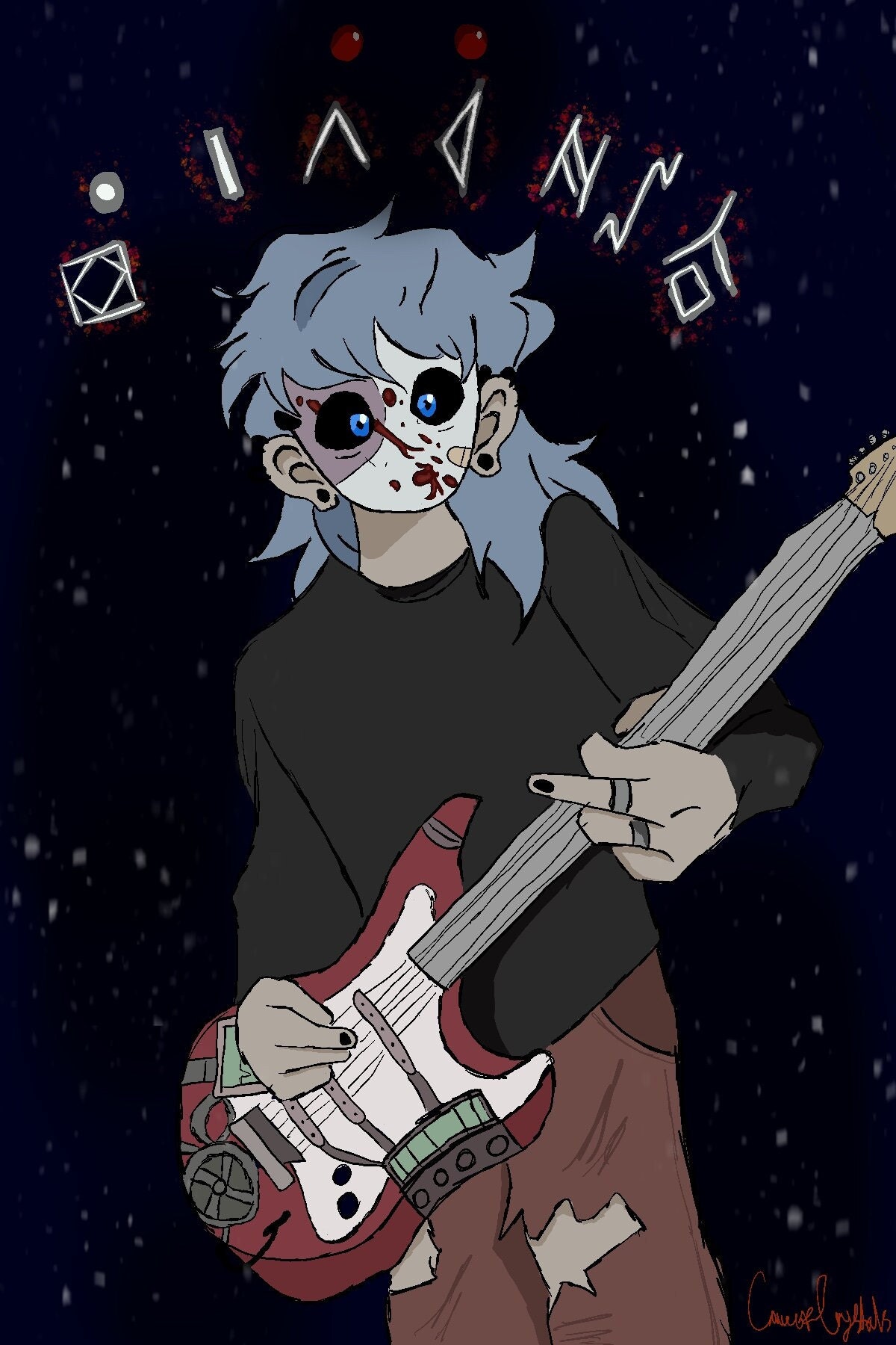 Sally Face Print 8x11 - Etsy