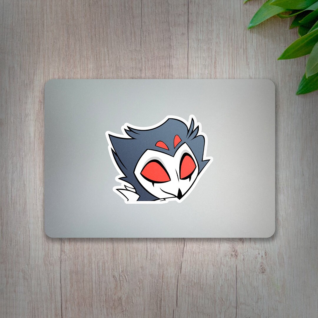 Stolas Laptop Peeper Sticker Helluva Boss Peeker Waterproof Decal ...