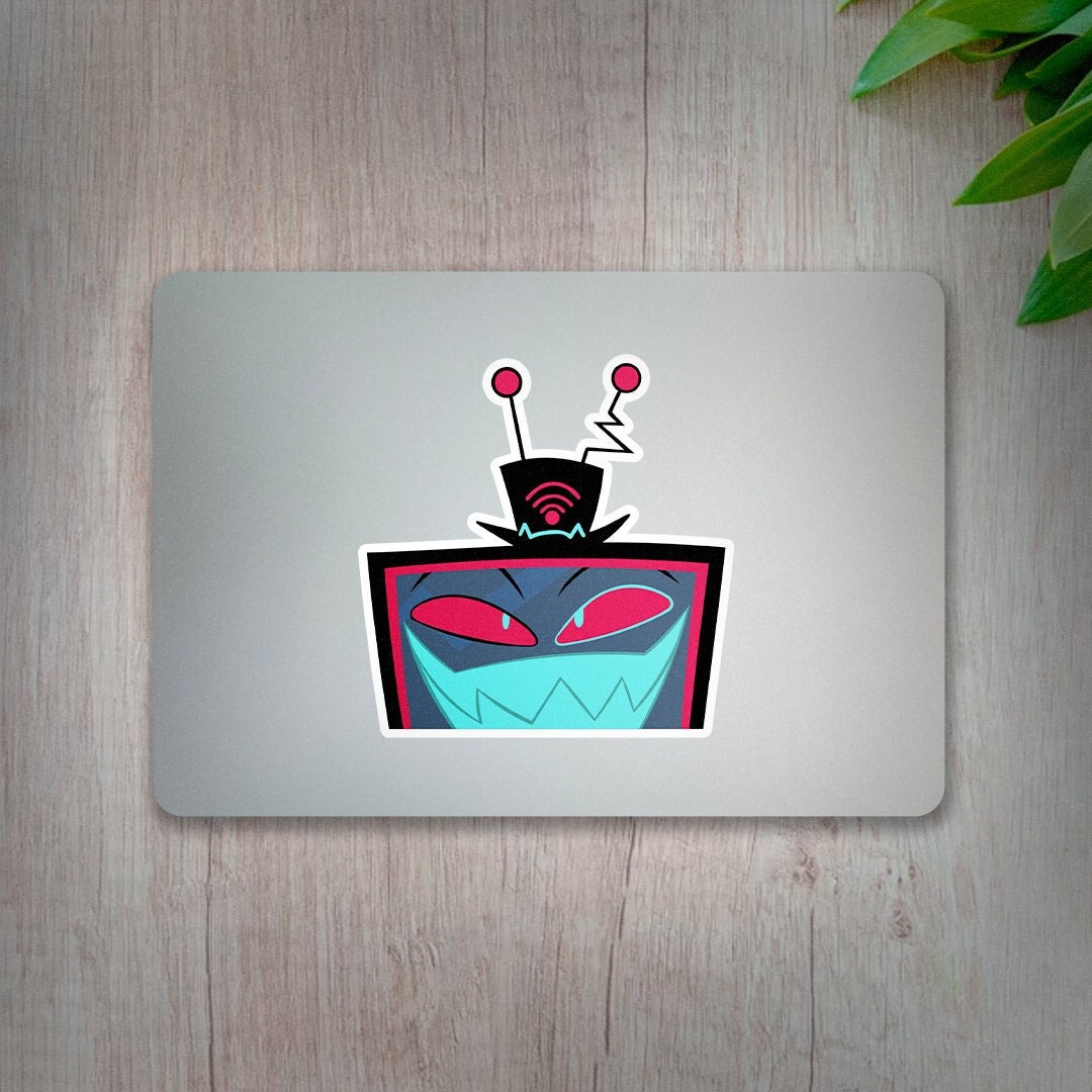 Vox Peeker Sticker Hazbin Hotel Peeper Laptop Decal Vox Waterproof ...