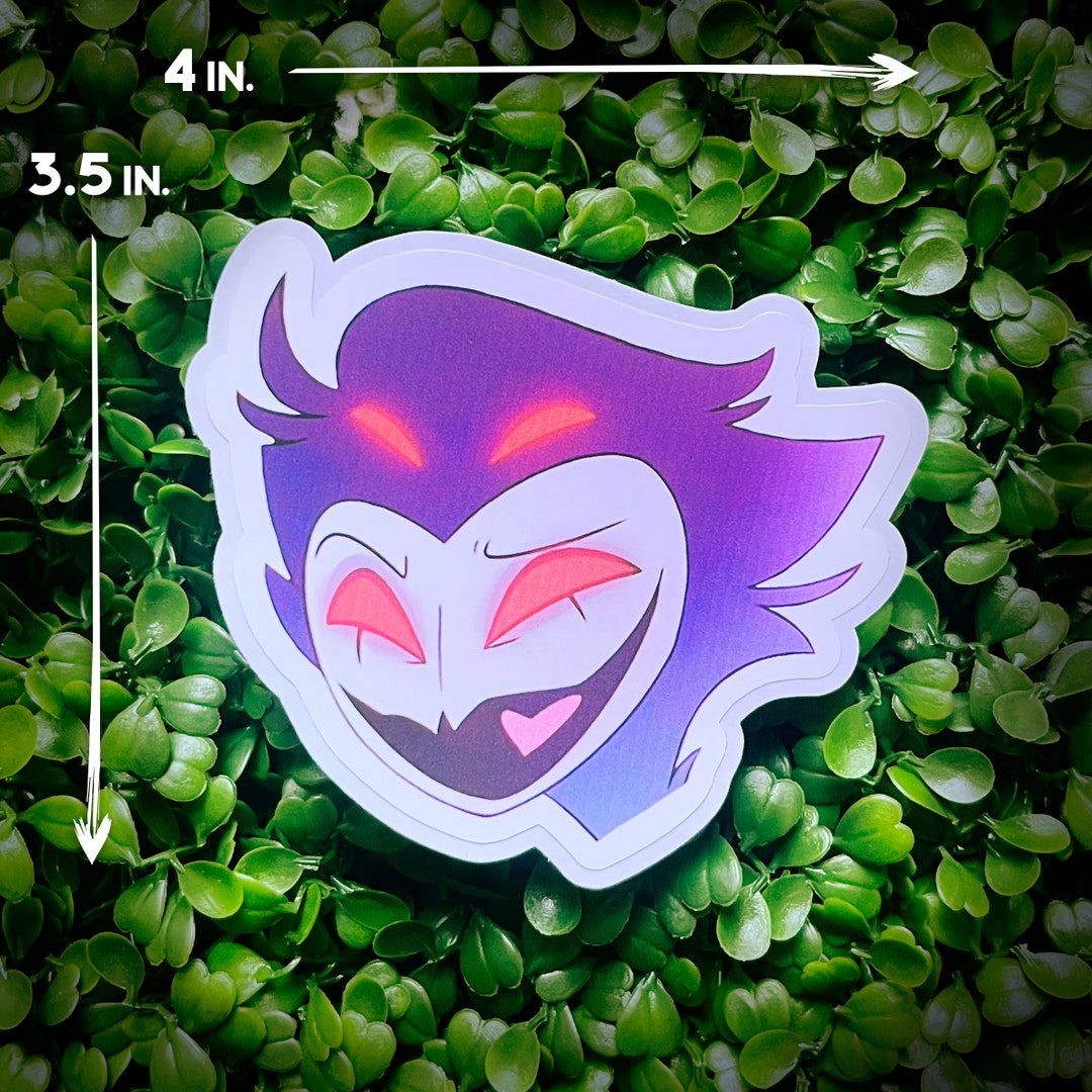 Smirking Stolas Sticker Helluva Boss Cute Laptop Sticker Waterproof ...