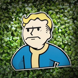 Vault Boy Fallout Sticker Fallout Series Laptop Waterproof Decal ...