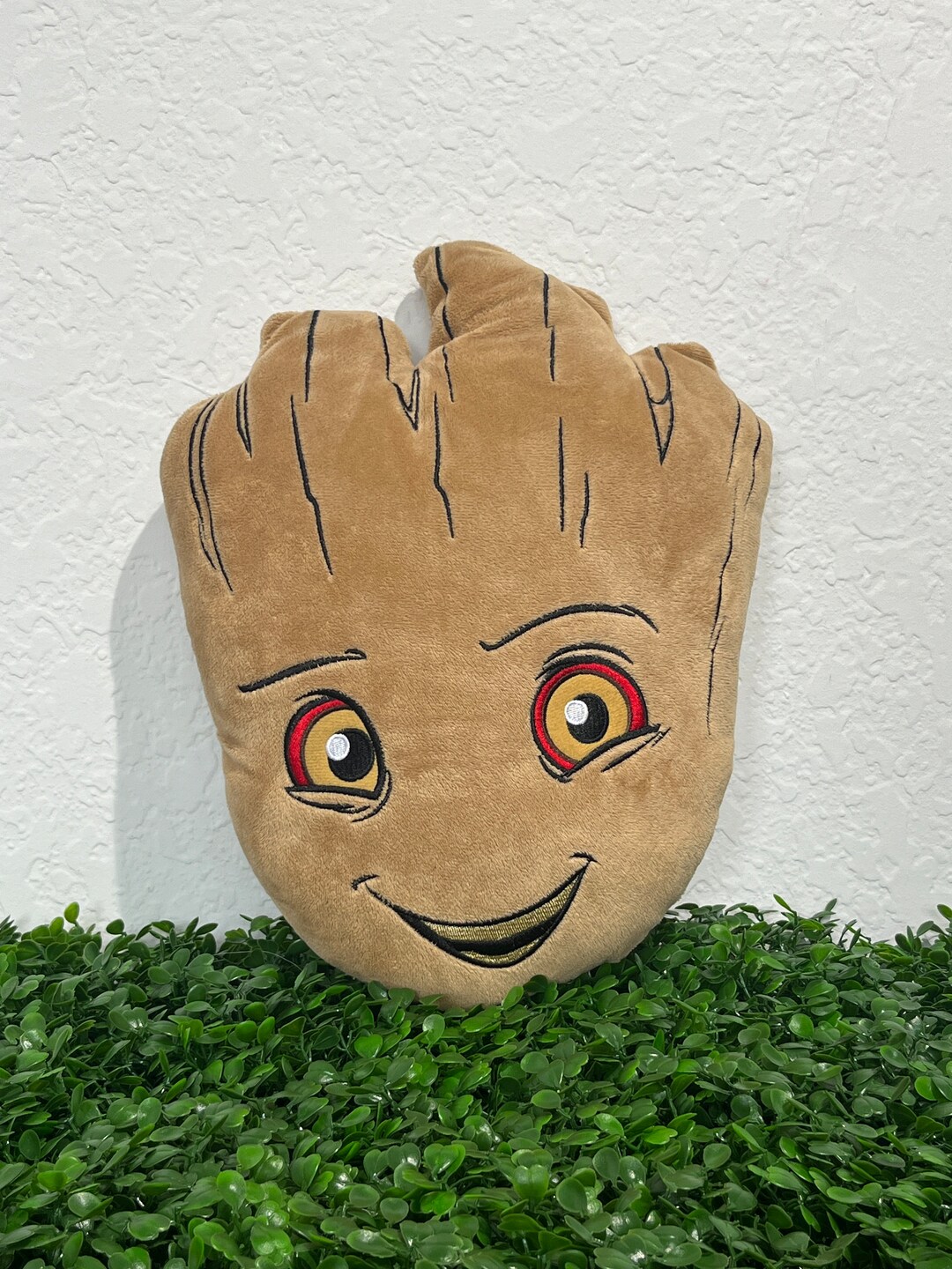 Marvel Groot Smiling Face Pillow Disney and Marvel Guardians of the ...
