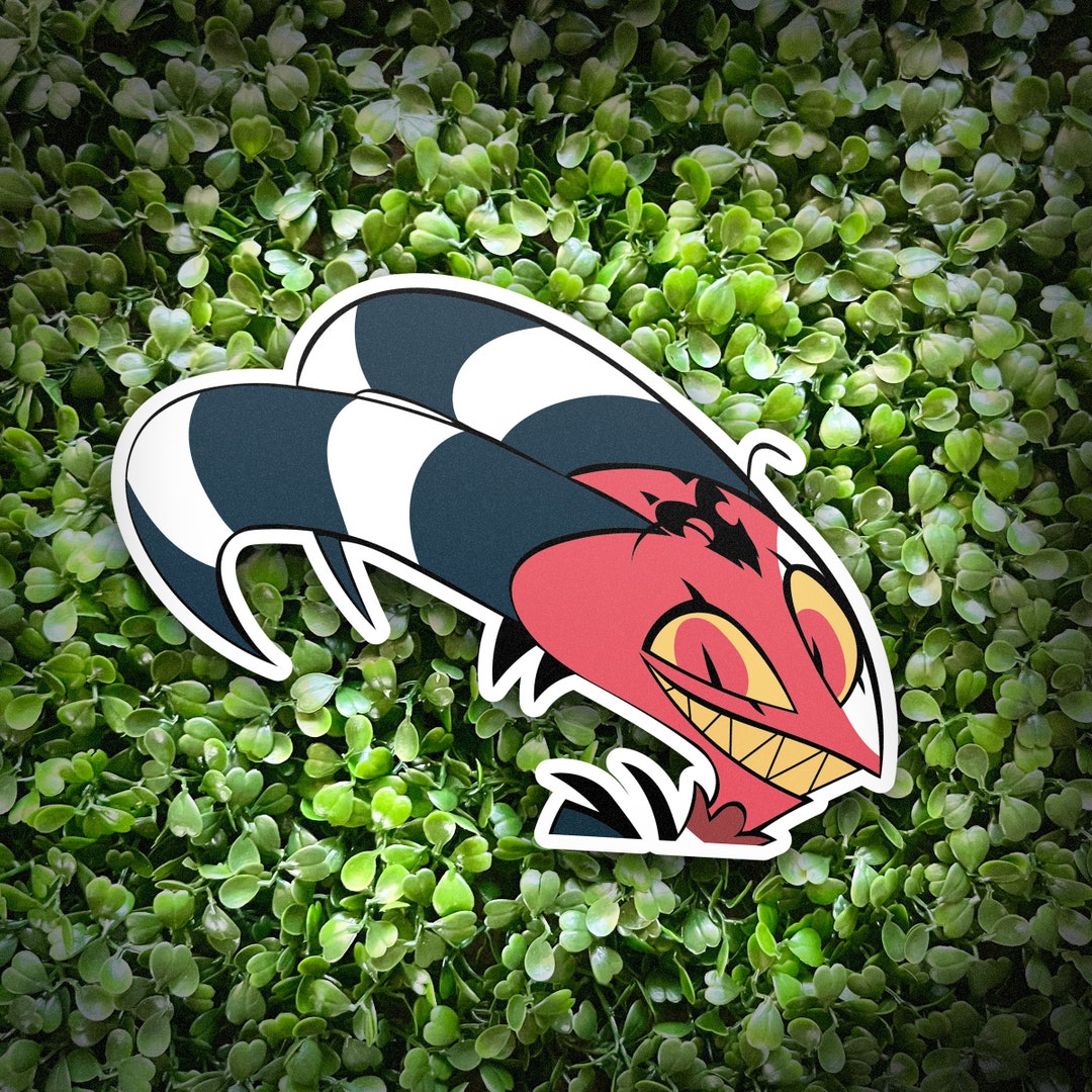 Blitzo Laptop Peeker Sticker Helluva Boss Peeper Waterproof Decal Blitz ...