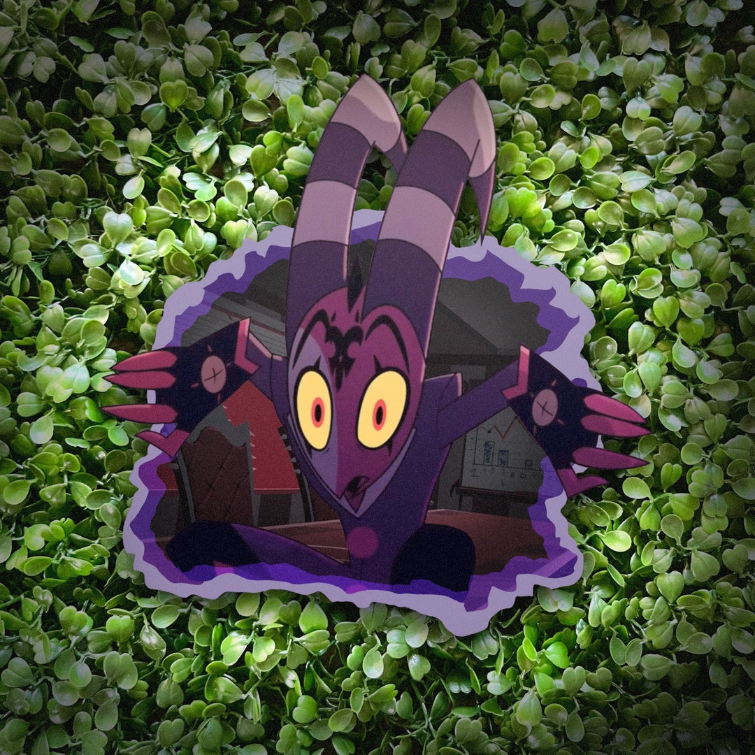 Blitzo Dimensional Cutout Helluva Boss Laptop Sticker Blitzo 3-D Effect ...