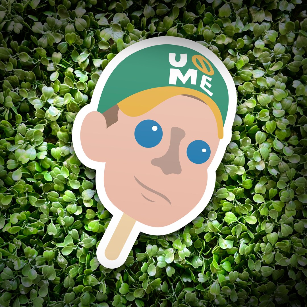 John Cena Ice-cream Popsicle Sticker Cute WWE Superstar Waterproof ...
