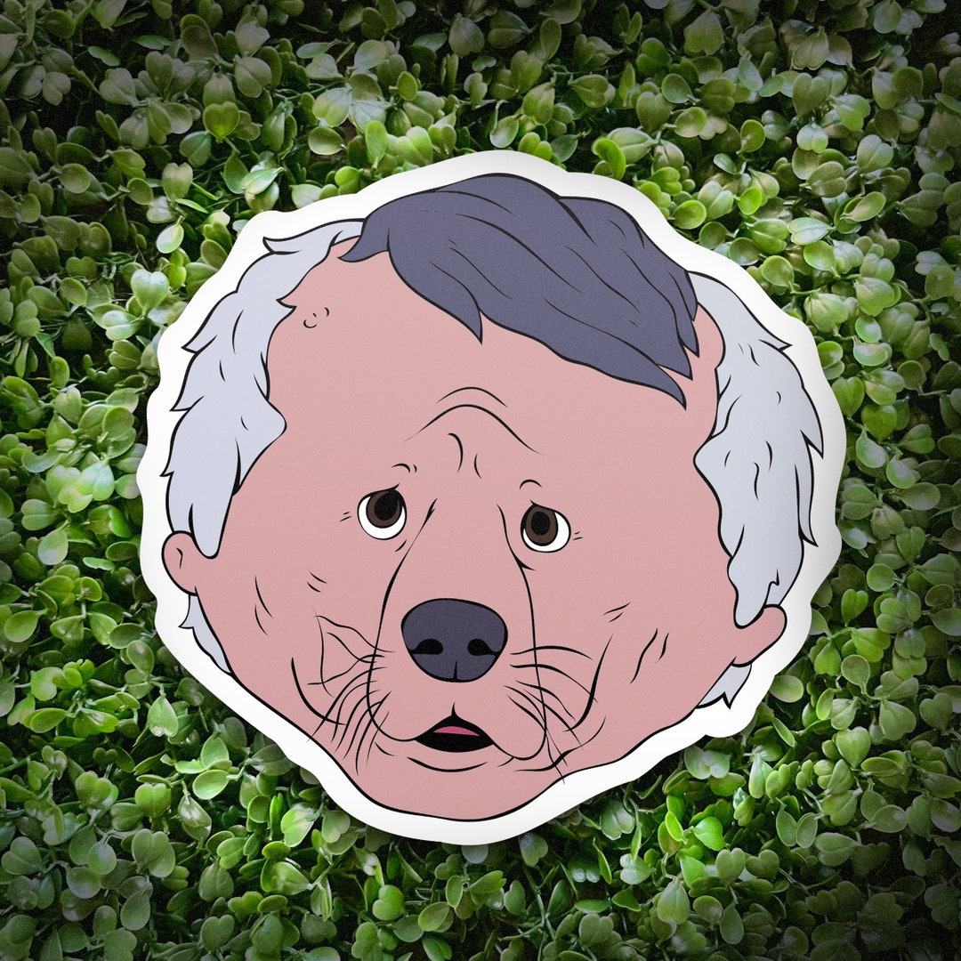 Mr. Boss Dog Smiling Friends Sticker Funny Cartoon Laptop Sticker ...