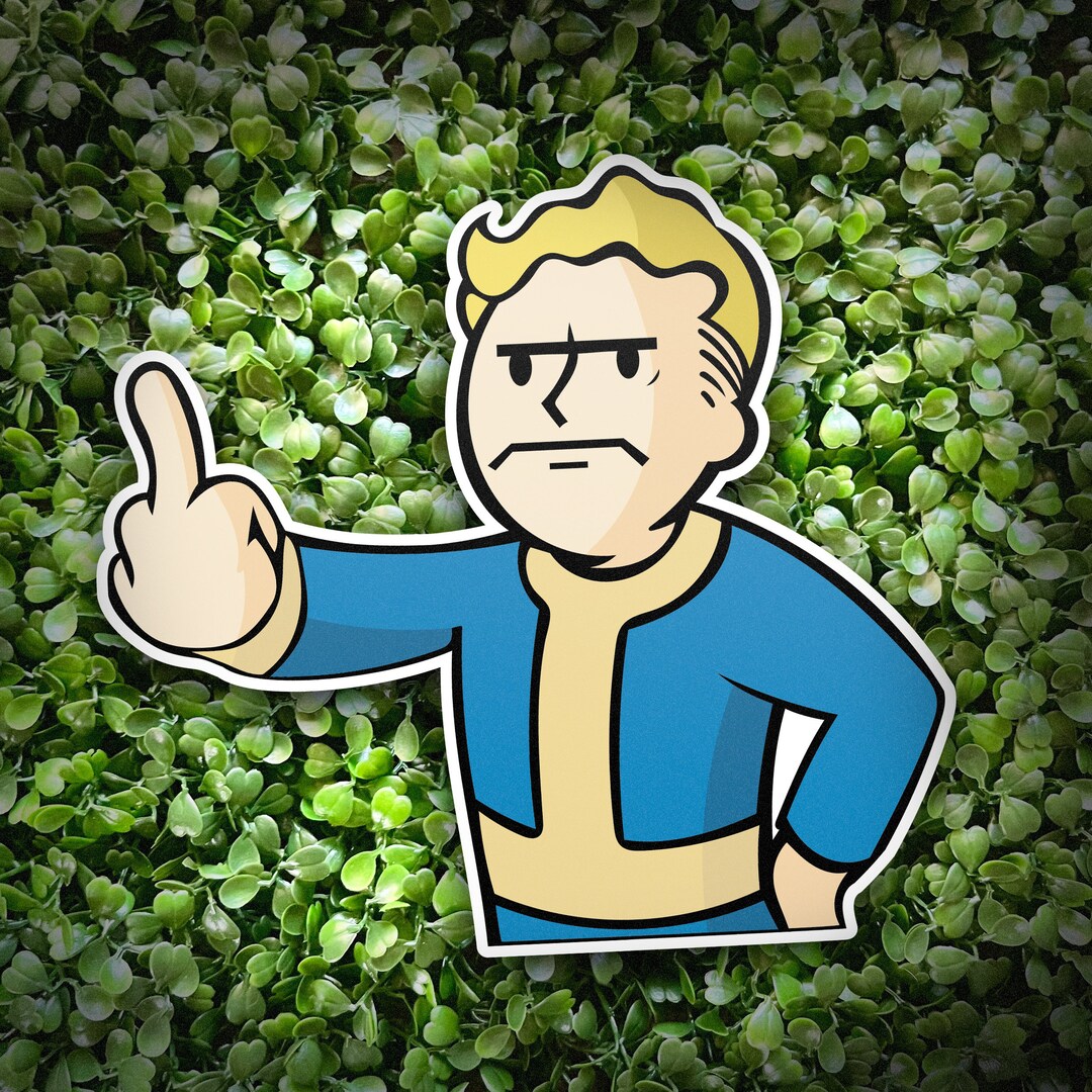 Vault Boy Sticker Fallout Fallout Series Vault Boy Fallout Games Laptop ...