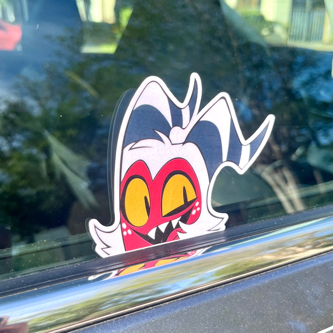 Moxie Car Window Sticker Helluva Boss Laptop Decal Moxie Car Sticker - Etsy