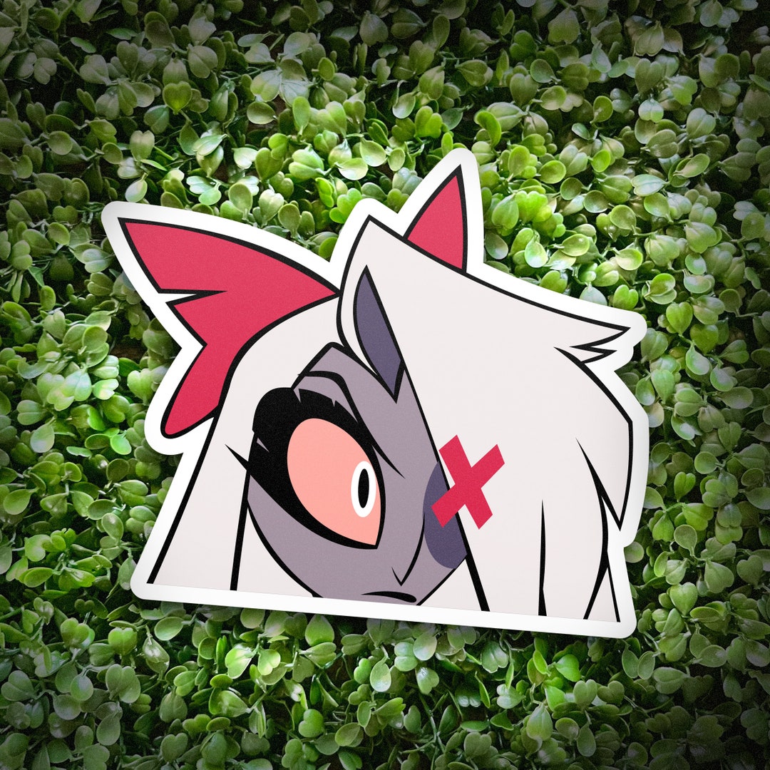 Vaggie Laptop Sticker Hazbin Hotel Peeker Decal Vaggie Peeper Sticker ...