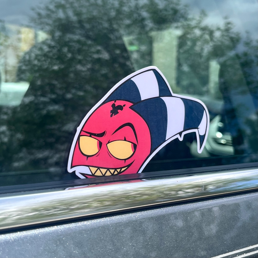 Baby Blitzo Car Window Sticker Helluva Boss Peeker Car Decal Kid Blitz ...