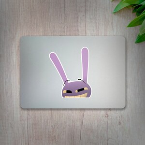 Jax Laptop Peeker Sticker Amazing Digital Circus Waterproof Decal Jax ...