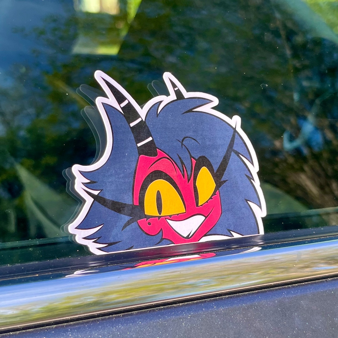Millie Car Window Sticker Helluva Boss Car Decal Millie Car Sticker ...