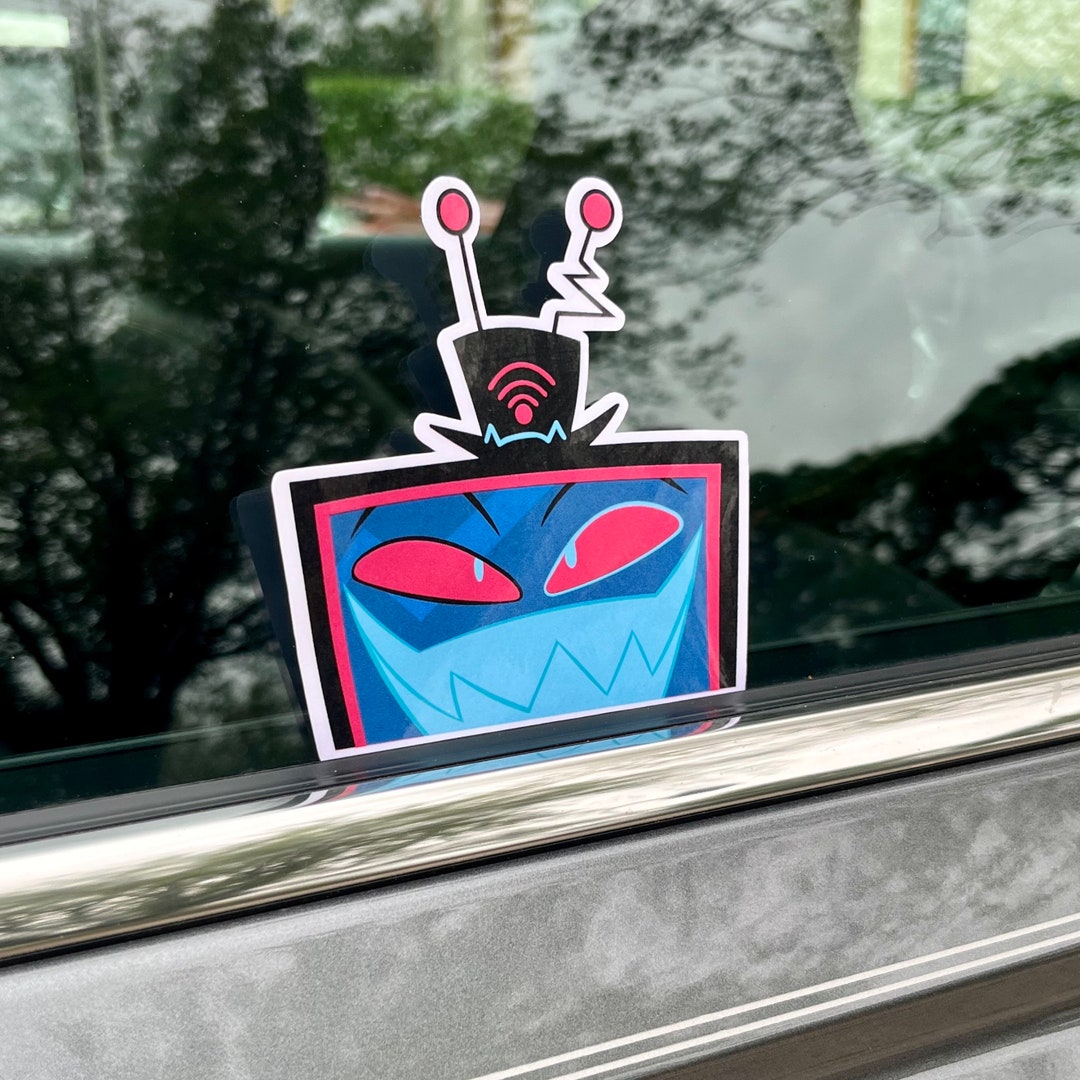 Vox Car Window Peeker Sticker Hazbin Hotel Peeper Decal Vox Waterproof Sticker From Hazbin Hotel ...