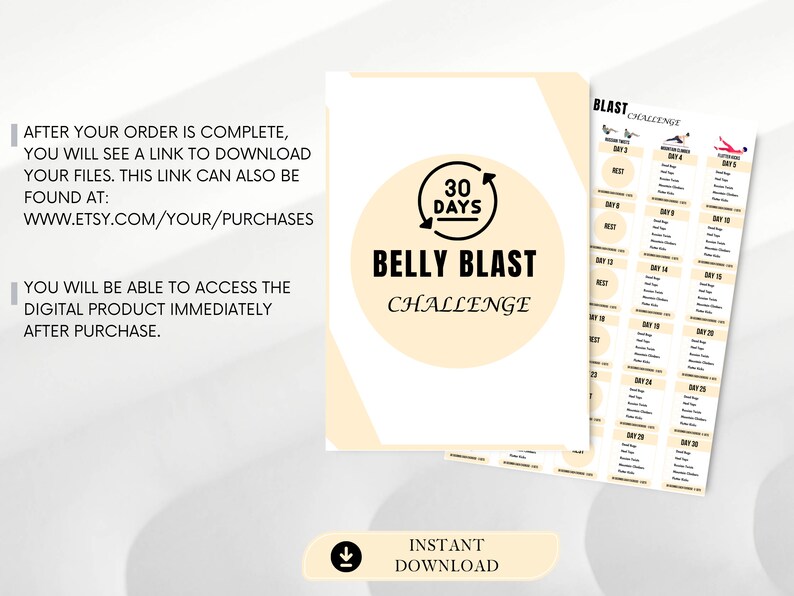 Belly Blast Exercise Challenge, Core Workout Program, Ab Sculpting ...