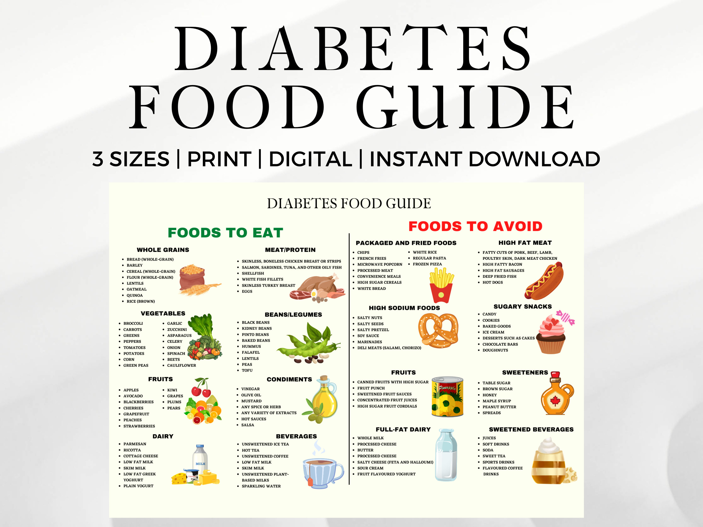 Diabetic Food List, Diabetic Diet Plan, Type 2 Diabetes, Diabetic Food ...