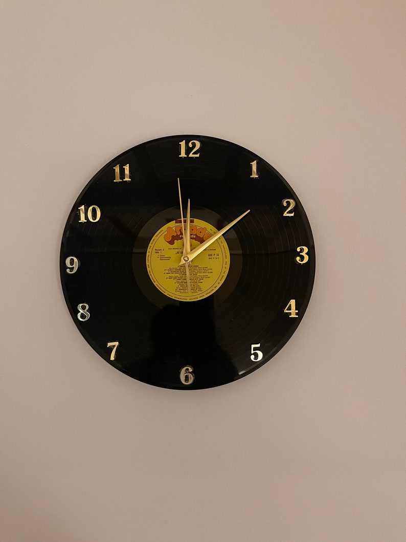 LP Record Clock - Etsy