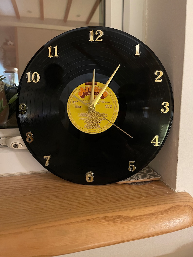 LP Record Clock - Etsy