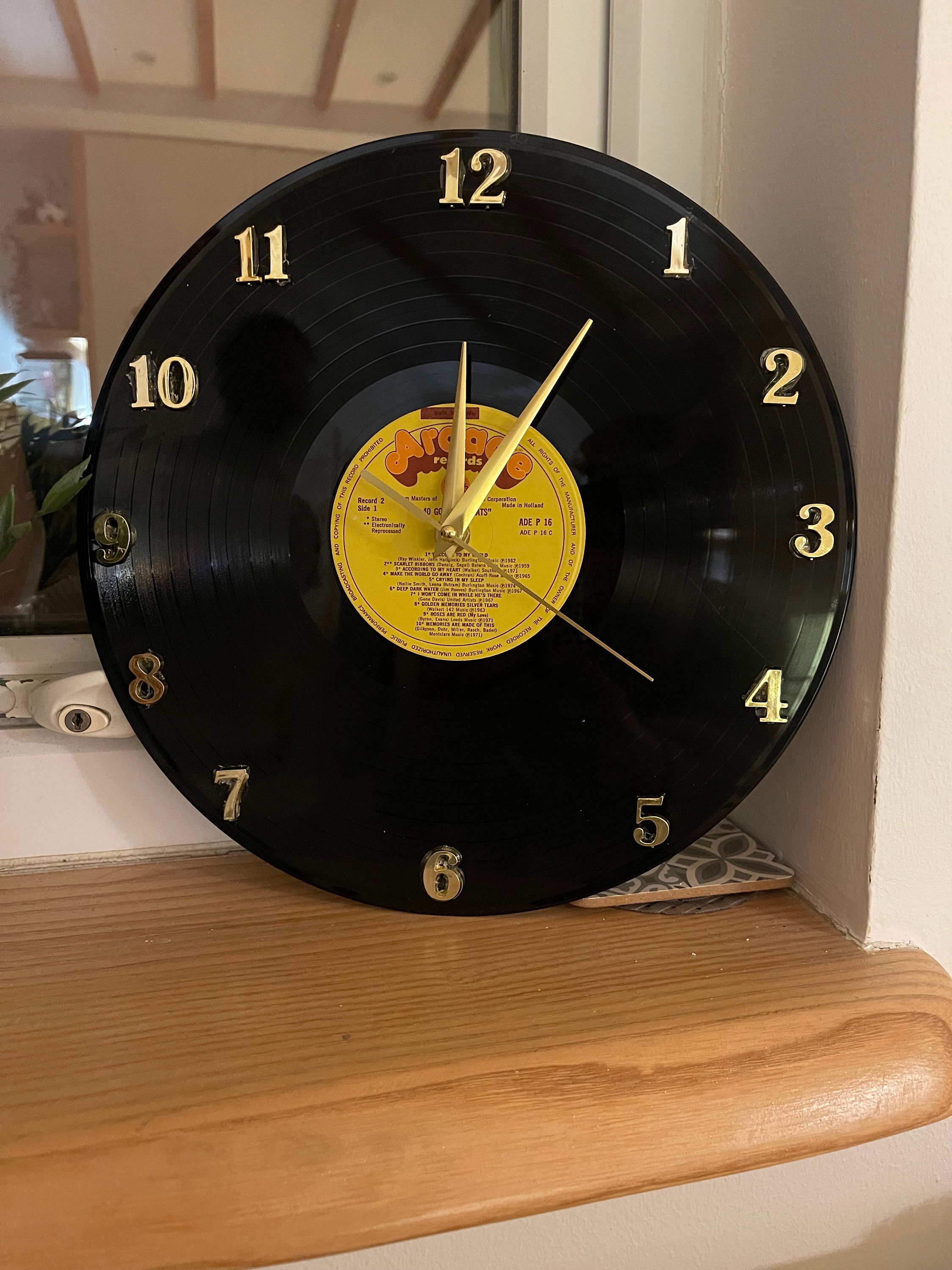 LP Record Clock - Etsy