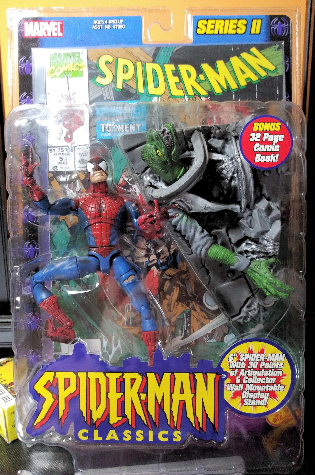 Marvel Battle Ravaged Spider-man Classics Series II 2 Figure Comic Book ...