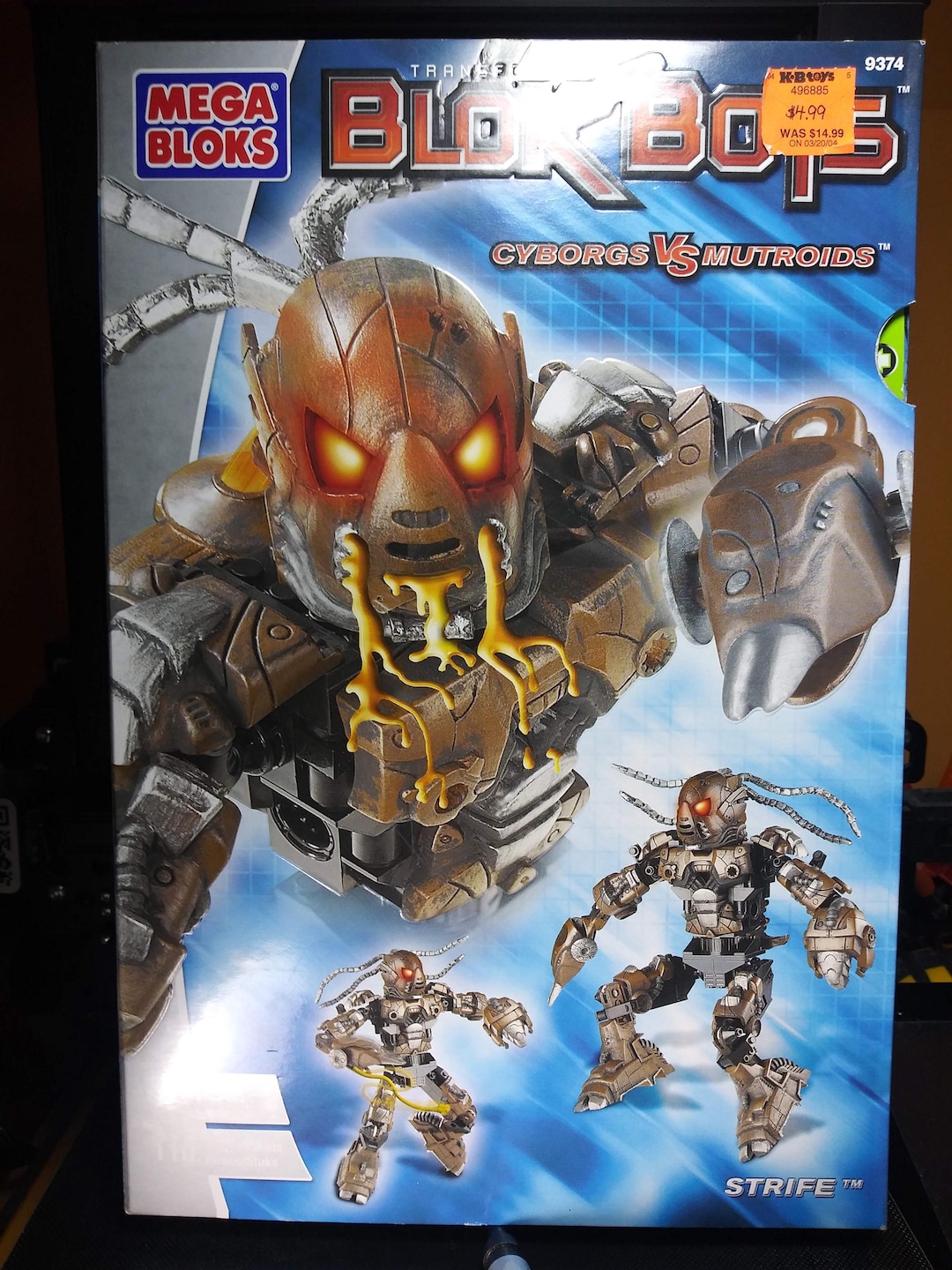 Mega Bloks Transforming Blok Bots Cyborgs Vs Mutroids - STRIFE - 110 ...