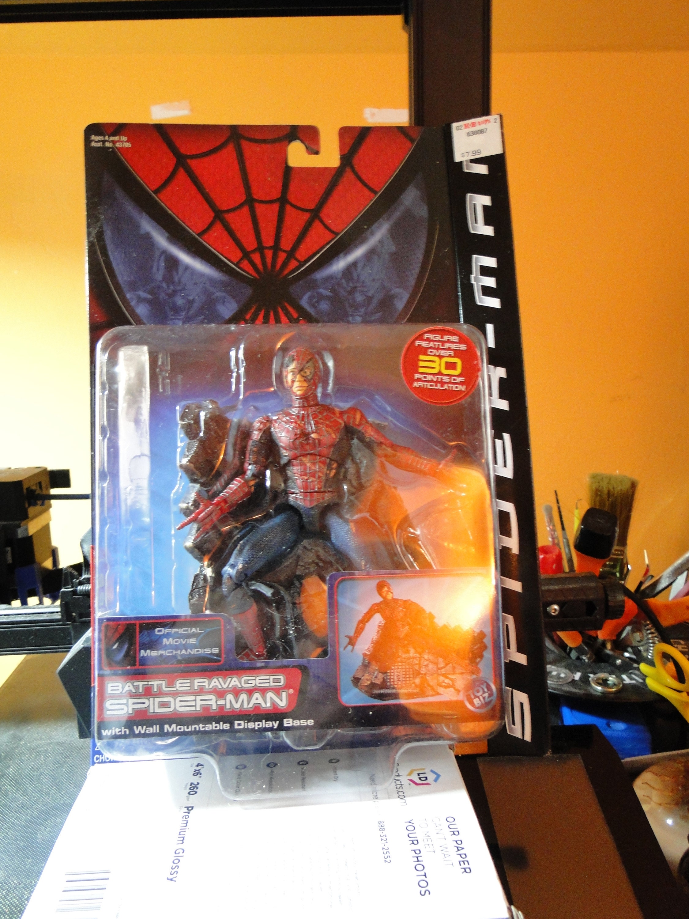 Toy Biz Marvel Spider-man Movie Battle Ravaged Spider-man 2001 - Etsy