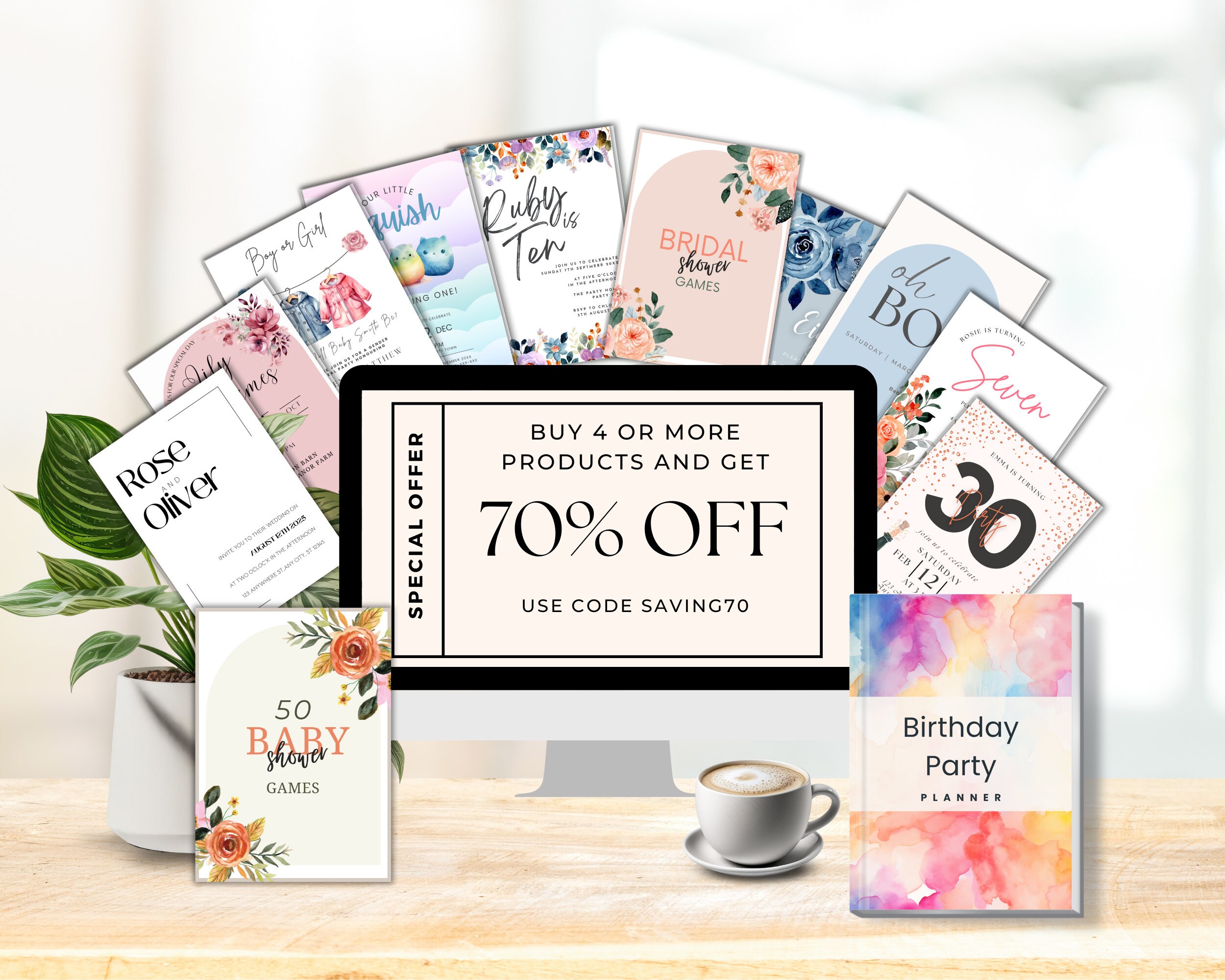 PLR Baby Shower Invitations, PLR Invitations, Plr Party Invite ...