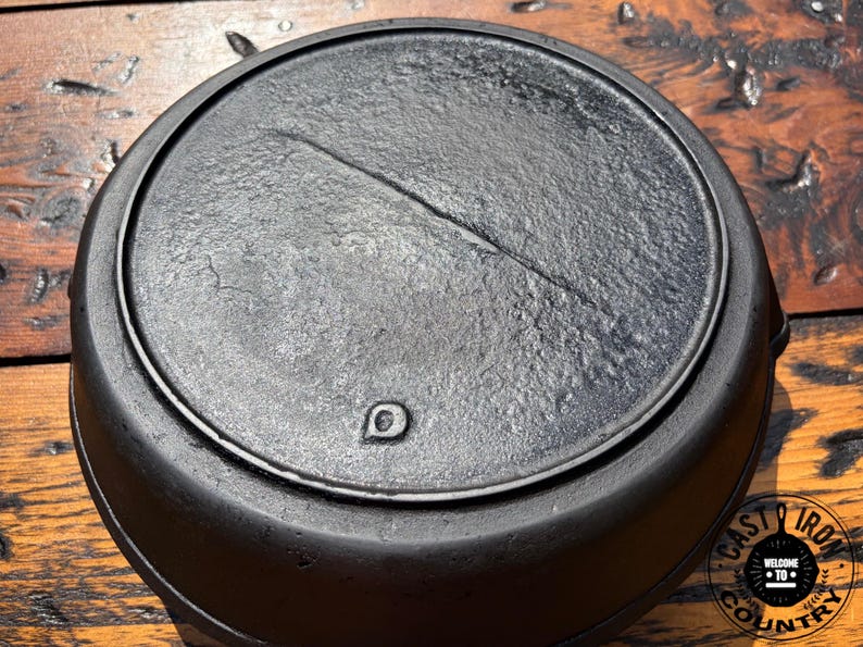 Antique Late 1800s #8 Gate Mark Cast Iron Skillet With Raised D and ...