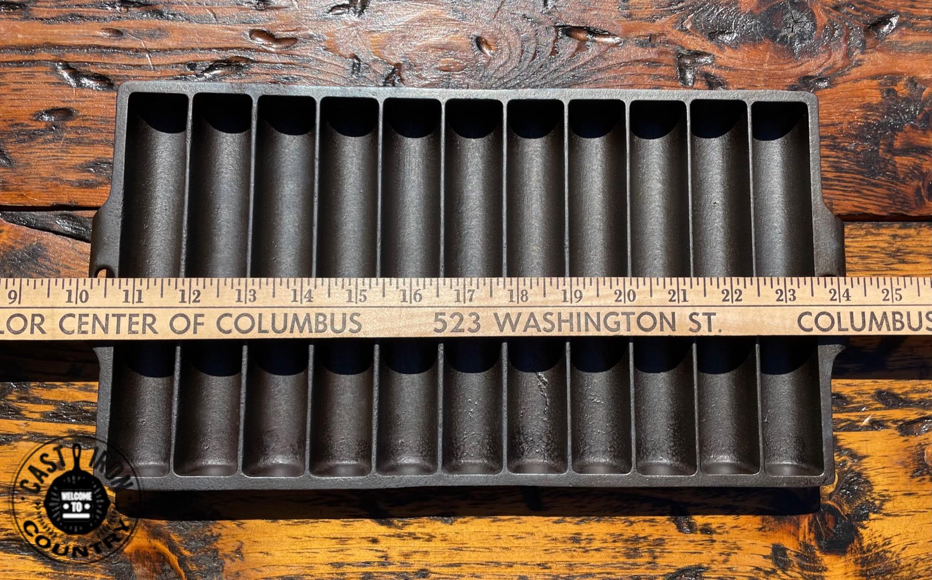 Griswold 11 Row Cast Iron Corn Bread Pan, P/n 954B, Beautifully ...