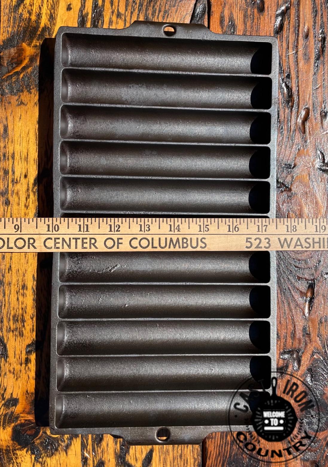 Griswold 11 Row Cast Iron Corn Bread Pan, P/n 954B, Beautifully ...