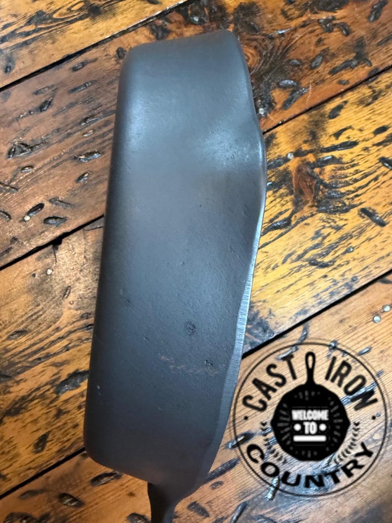 Griswold #8 Large Block Logo Cast Iron Skillet, P/n 704W, Smooth Bottom ...