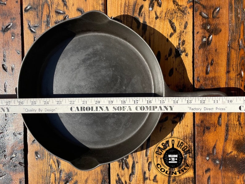 Wapak 10 Block Logo Cast Iron Skillet - Etsy