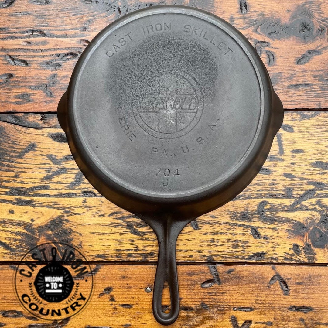 Griswold 8 Large Block Logo Slant EPU Cast Iron Skillet, Sulphur ...