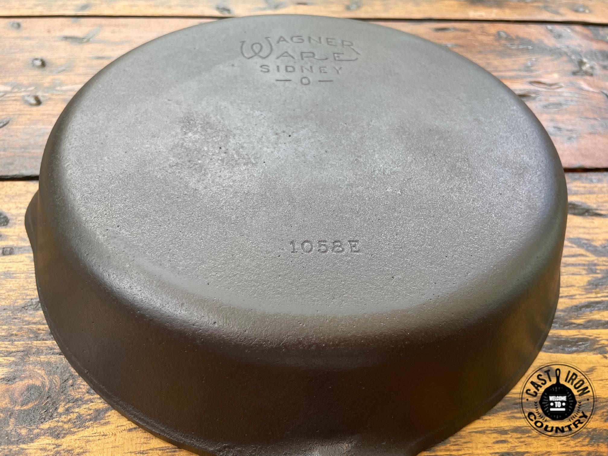 Wagner Ware No. 8 Sidney O Stylized Logo Cast Iron Skillet, C. 1925 ...