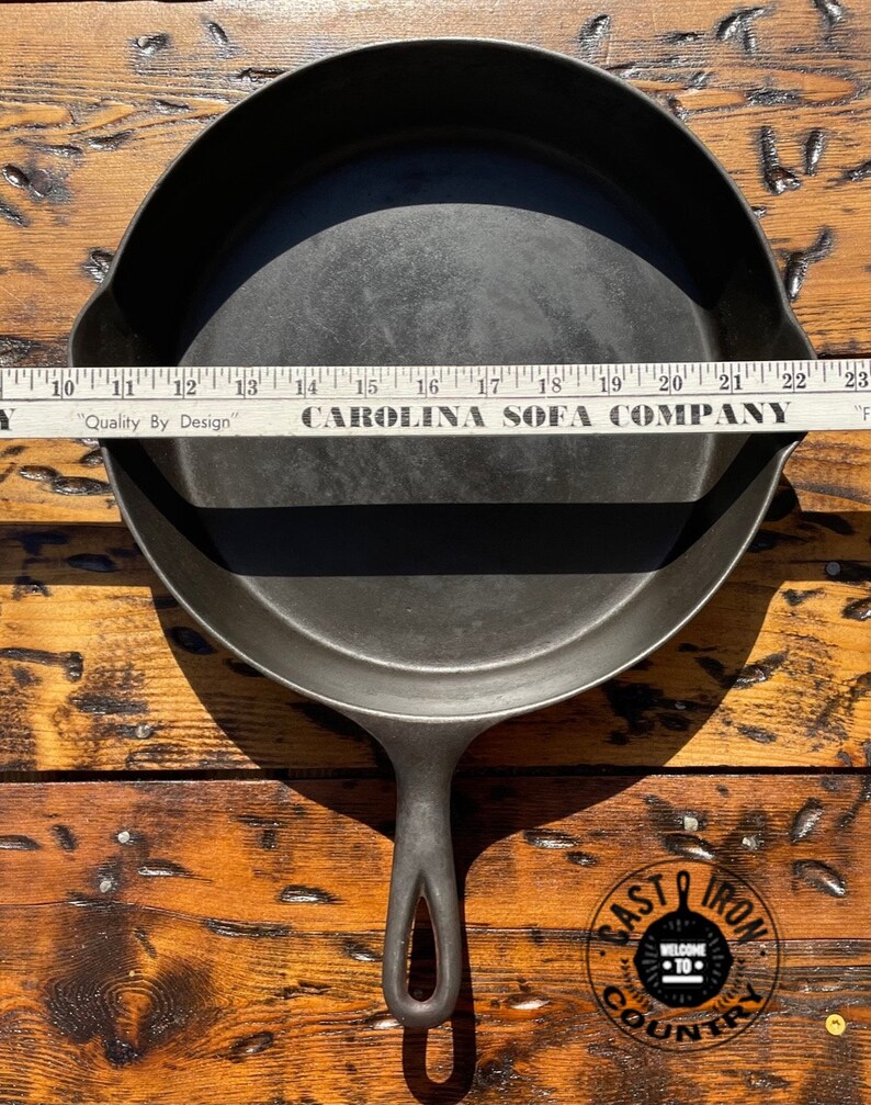 Wapak 10 Block Logo Cast Iron Skillet - Etsy