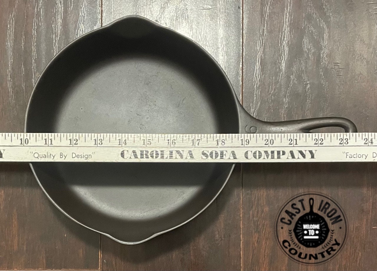 Wagner Ware 6 Cast Iron Skillet, 1056 Smooth Bottom With Stylized Logo ...