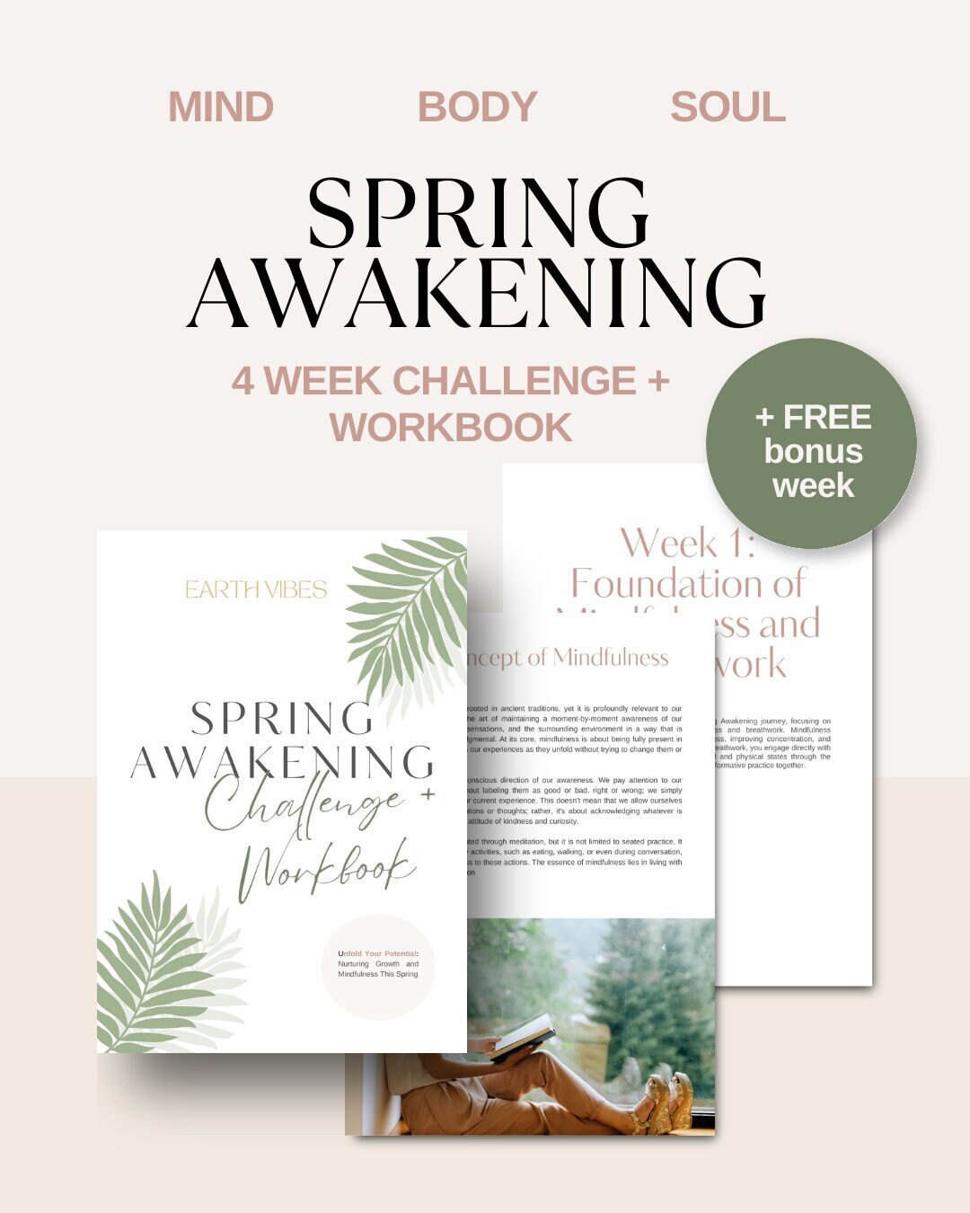 Spring Awakening:journey Workbook for Personal Growth and Mindfulness ...
