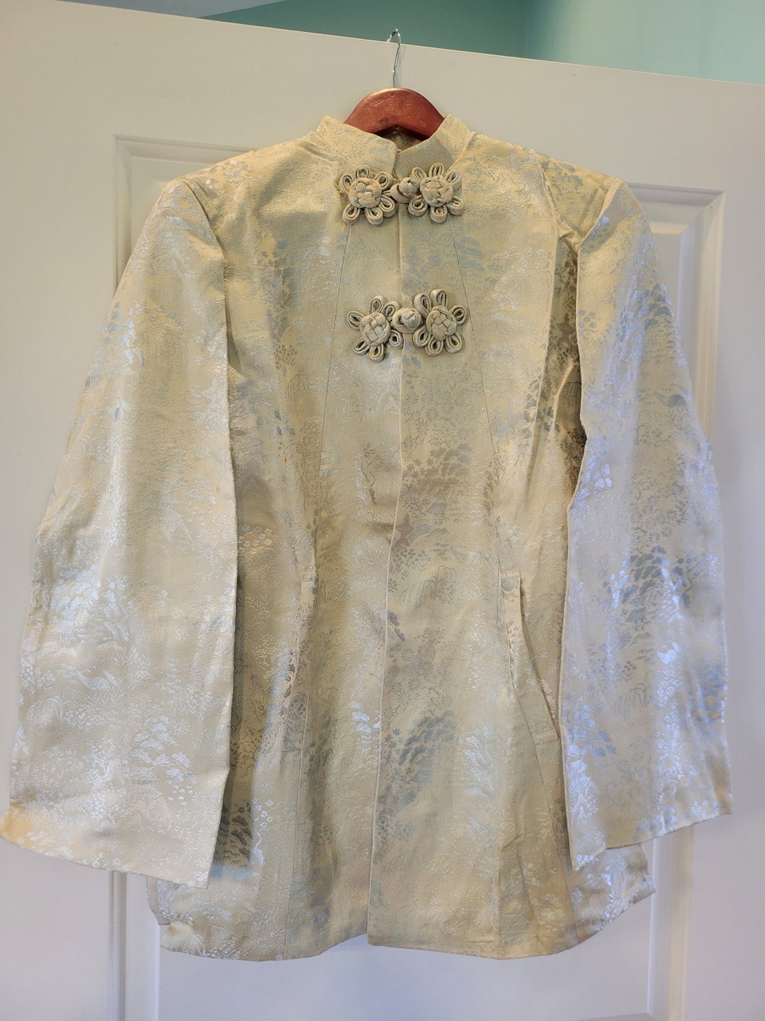Vintage Chinese Silk Jacket - Medium - Etsy