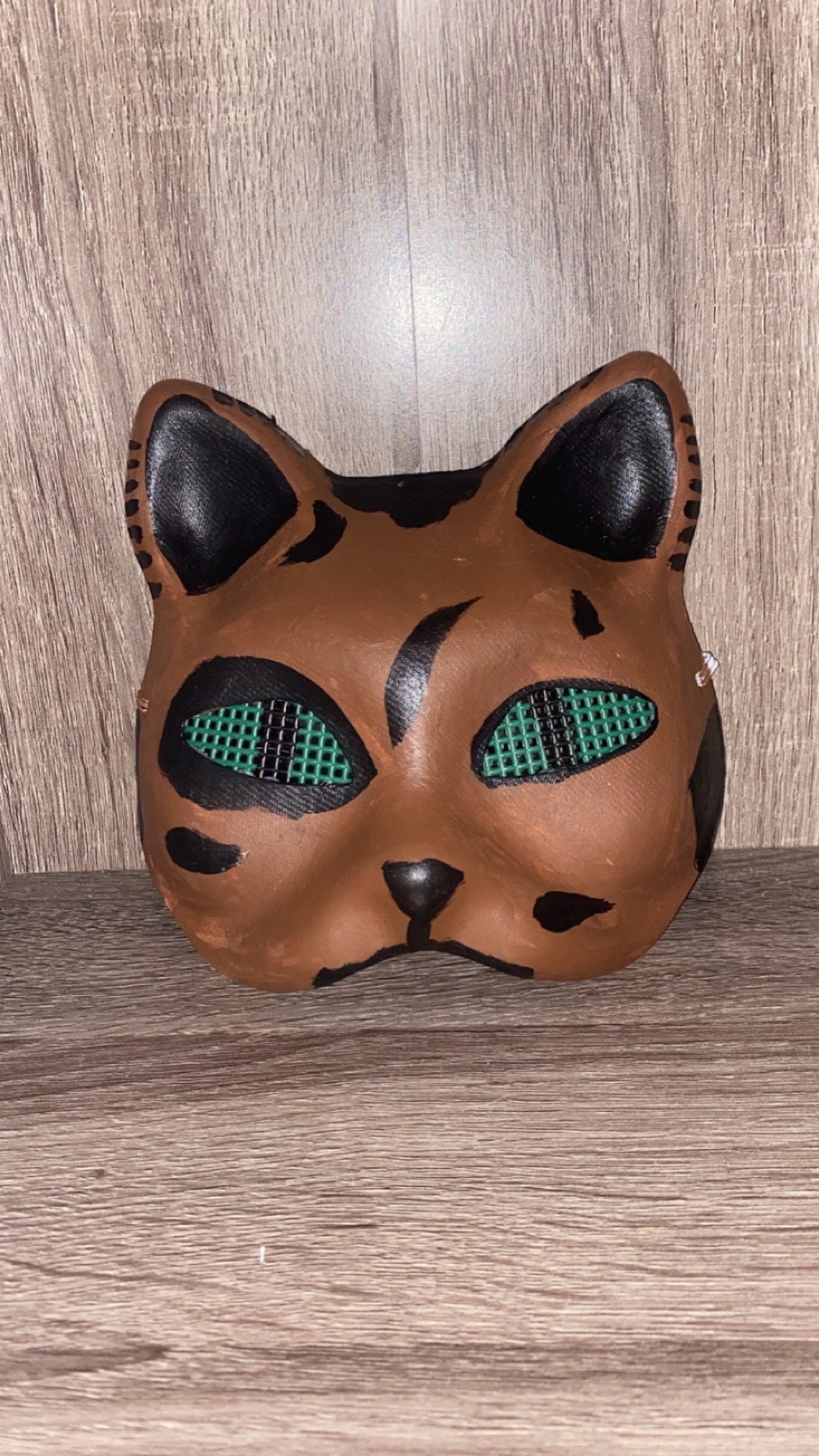 Brown Tabby Cat Therian/quadrobics Mask - Etsy