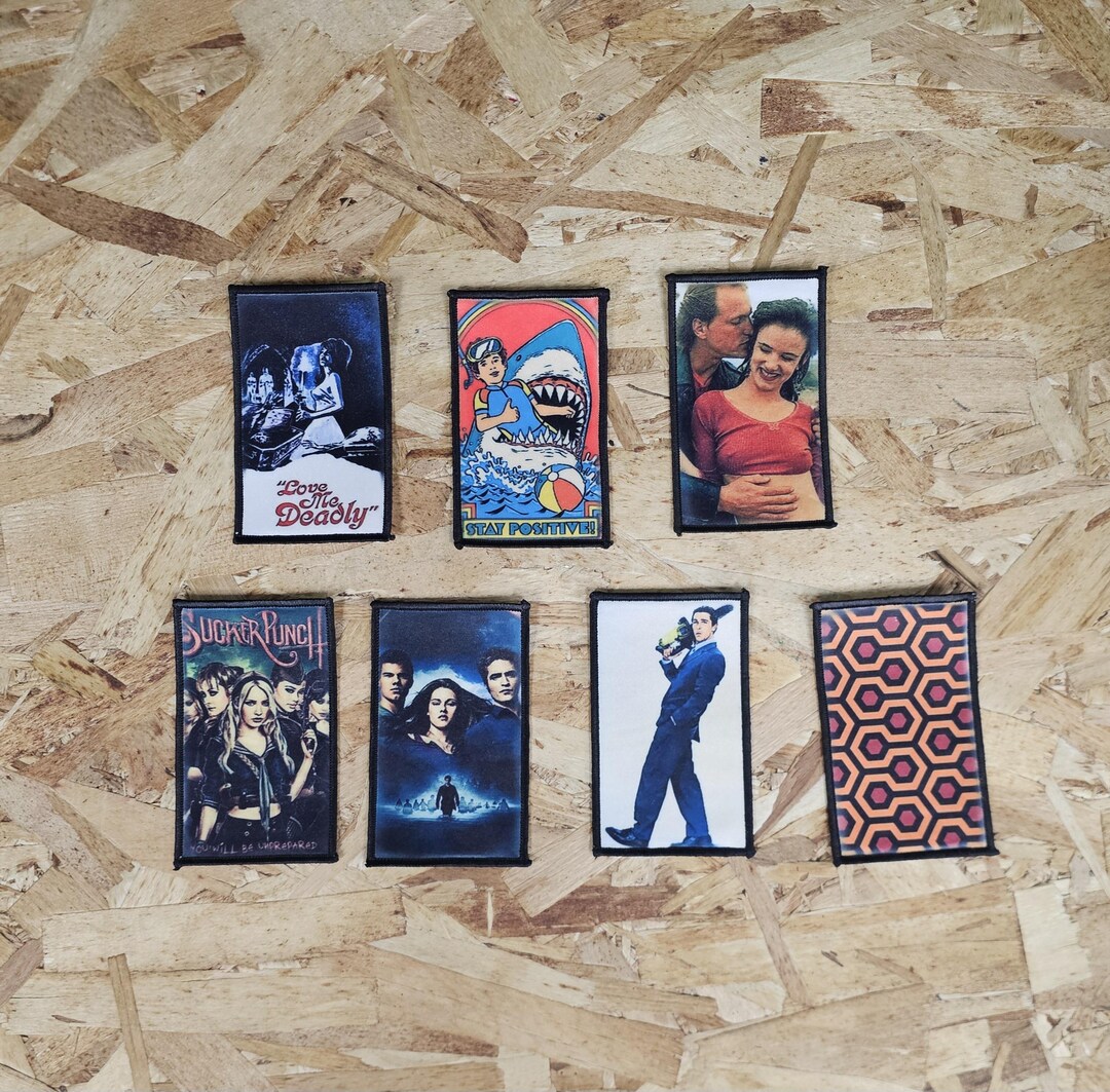 Scary Movie Patch, Horror, Creepy, Patch, Decoration, Flair, Iron On ...