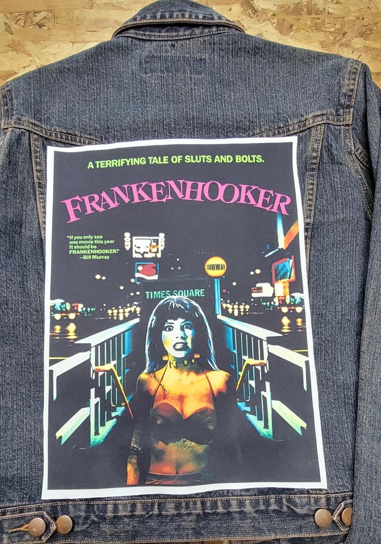 Horror, Fan Art, Film, Movies, Sew on Patch, Denim Jacket - Etsy